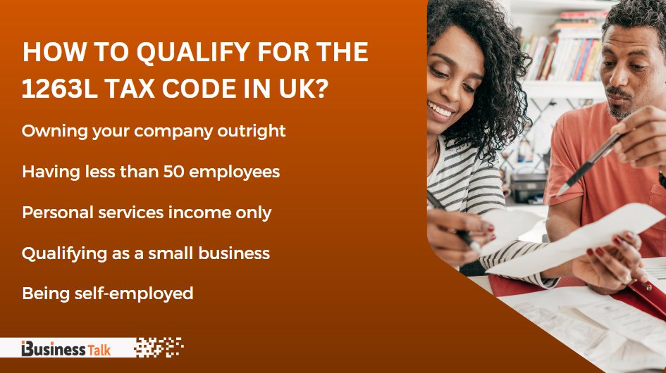 1263l Tax Code - All You Need to Know in UK - iBusiness Talk