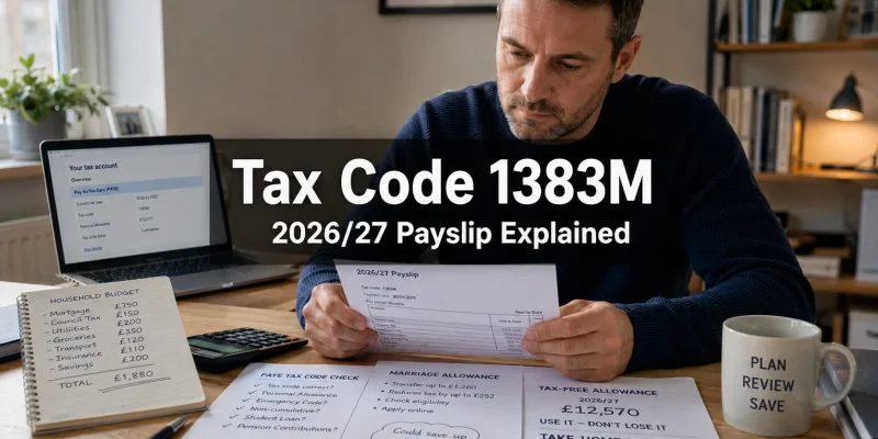 Tax Code 1383M: What It Means for Your 2025/26 Payslip?